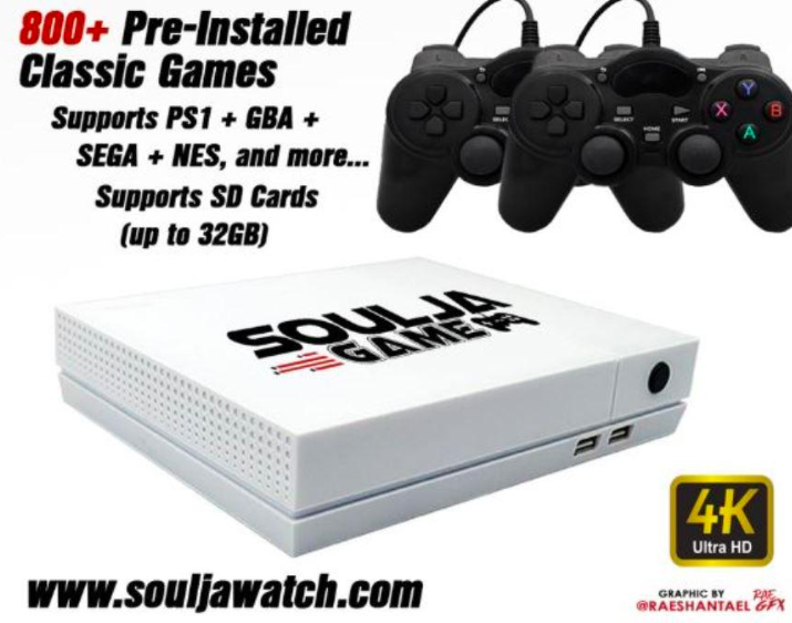 Soulja Boy Back At It Again With His Range Of Consoles.