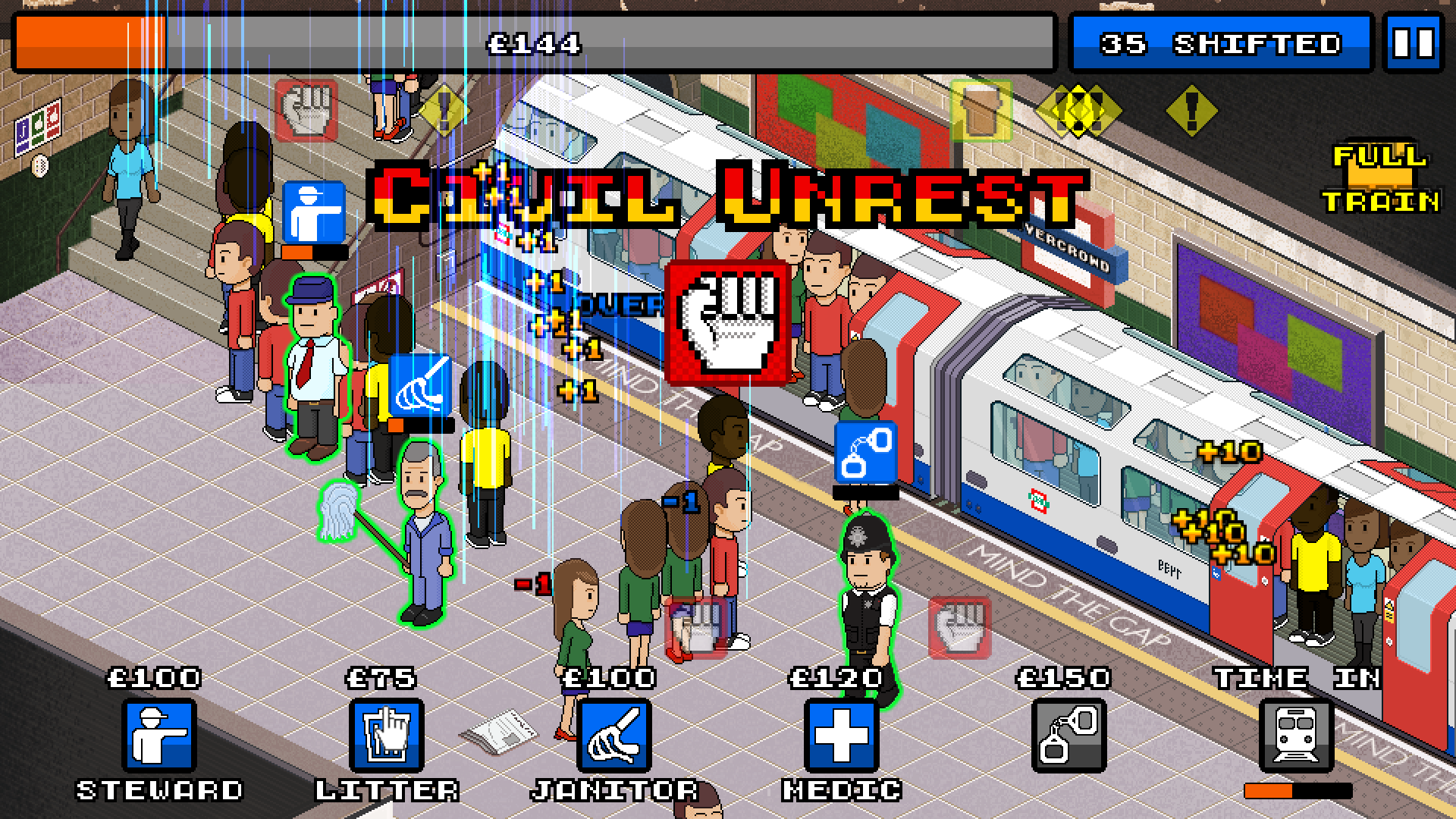 Overcrowd: A Commute Em Up Launches Into Steam Early Access